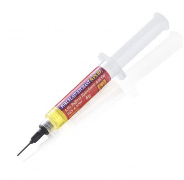 Плавиковая кислота 9,5% (1шпр.х5мл) PORCELAIN ETCHANT 9,5 %HF, Bisco ...