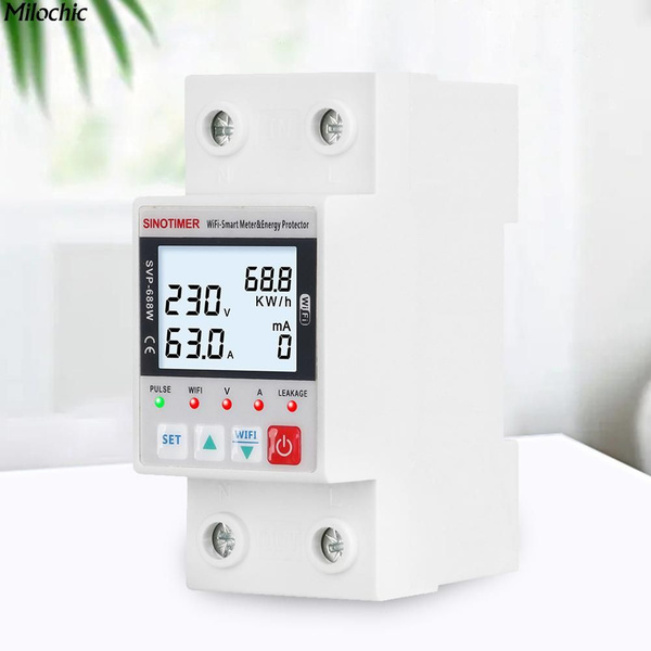 TUYA WiFi Защита от утечки на землю Релейное устройство Выключатель ...