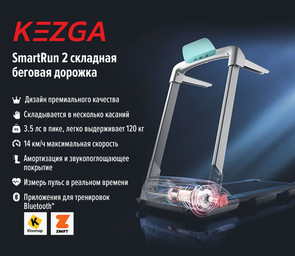 Беговая дорожка Smartrun 2 - купить по доступным ценам в интернет-магазине OZON (1585640548)
