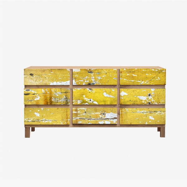 Комод Like Lodka Basic 150/9 ( дуб + тик ), 150x45x73 см, 9 ящ ...