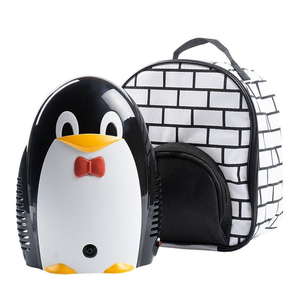 Ингалятор (небулайзер) компрессорный медицинский MED-2000 RUS "Пингвин", детский, для всей семьи ...