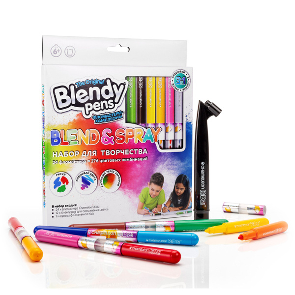 Blendy pens Набор фломастеров, 24 шт. купить на OZON по низкой цене ...