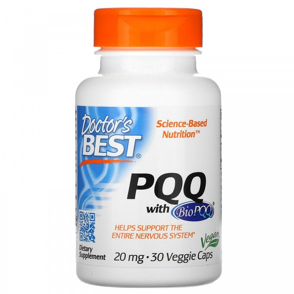 Doctor's Best, PQQ с BioPQQ, 20 мг, 30 вегетарианских капсул купить на OZON по низкой цене ...