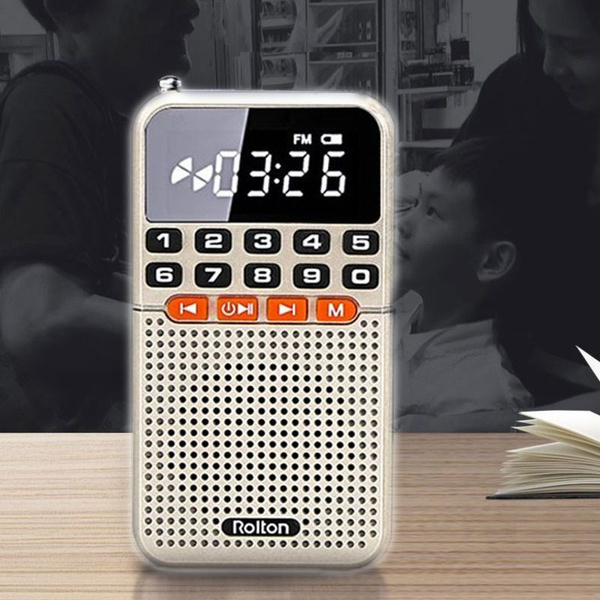 Мини Радиоприемник портативное bluetooth стерео подключаемая карта ...