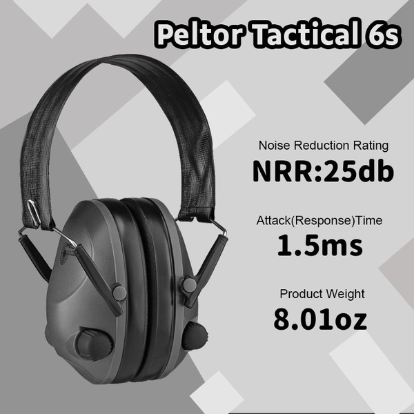 Наушники активные Peltor 3M Tactical 6-S - купить с доставкой по ...