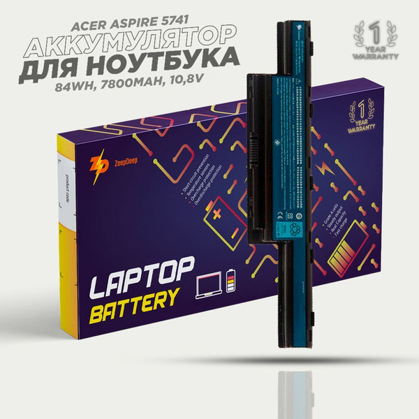 ZeepDeep Аккумулятор для ноутбука Acer 7800 мАч, (AS10D41) - купить с доставкой по выгодным ...