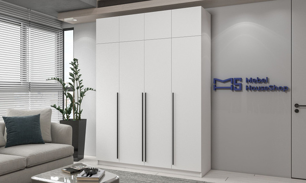 Шкаф распашной Mebel House Shop ИКЕА Пакс 44 Фардал, 240x60x250 см ...