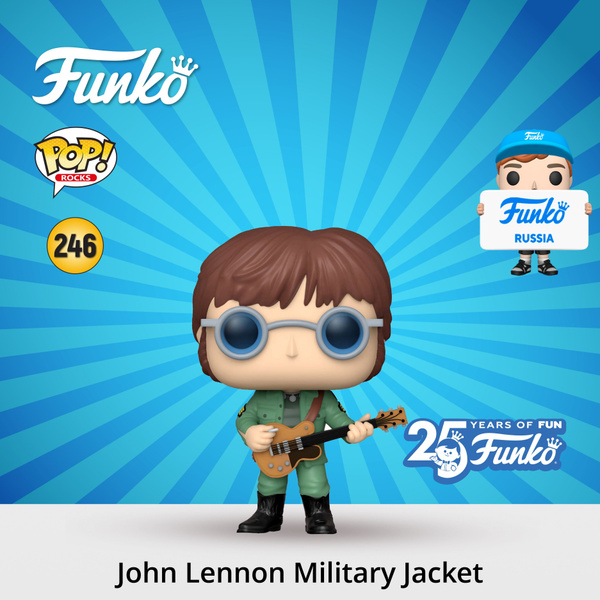 Фигурка Funko POP! Rocks John Lennon Military Jacket (246) 55787 ...