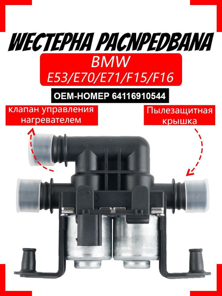 Блок клапанов отопителя для BMW / K64116910544 (64116910544) - PINZHI ...