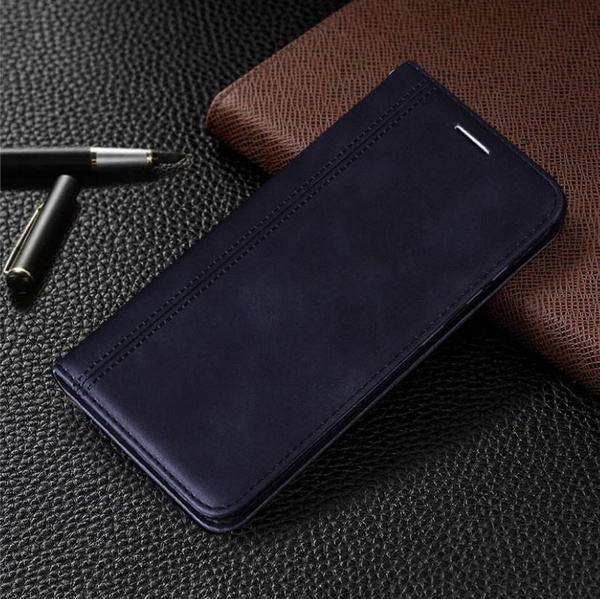 Кожаный чехол, магнитная застежка, чехол для смартфона Xiaomi Redmi 9С ...