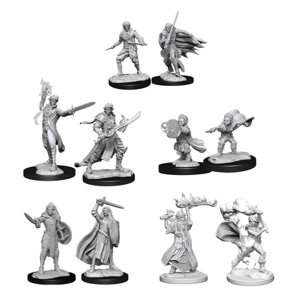Набор фигурок Pathfinder Deep Cuts: HumanChampion Female, HumanFemale ...