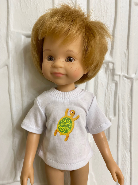 Футболка на куклу Paola Reina и Ruby Red. Paola Reina одежда. Одежда, бельё на кукол высотой 31 ...