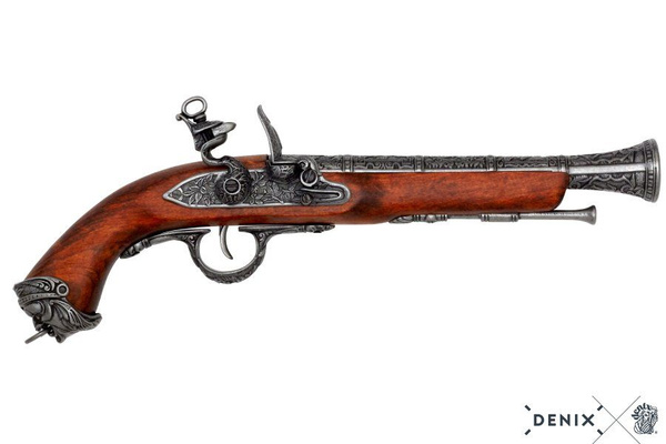 Купить Пистоль итальянский, 18 век, хром, DENIX DE-1031-G, Испания по ...