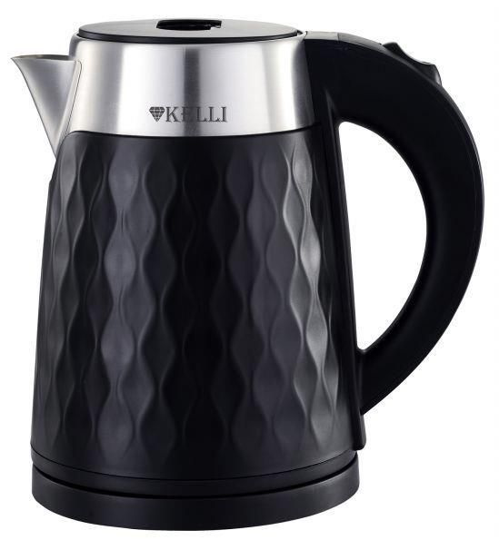 Купить электрический чайник KELLI KL-1804 B, Пластик по низкой цене: отзывы, фото ...