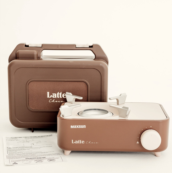 Туристическая газовая плита "MAXSUN", с пьезоподжигом, в пластиковом ...