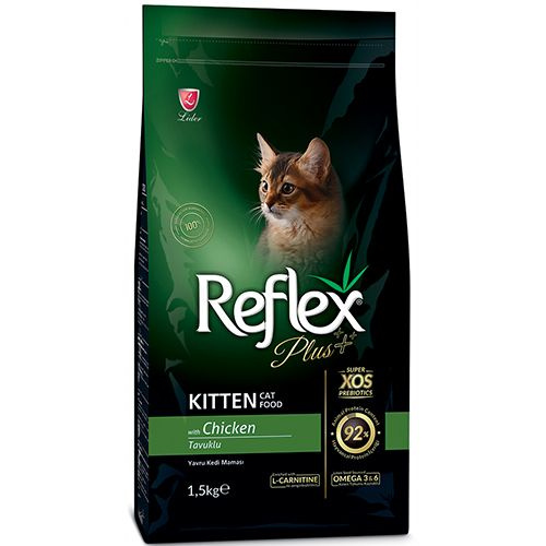 Reflex Plus Kitten Chicken / Сухой корм Рефлекс Плюс для Котят с Курицей 1,5 кг купить на OZON ...