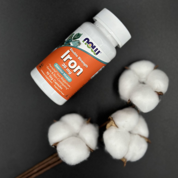 NOW Iron 36 mg 90 caps / НАУ ЖЕЛЕЗО 36 мг 90 капс - купить с доставкой ...