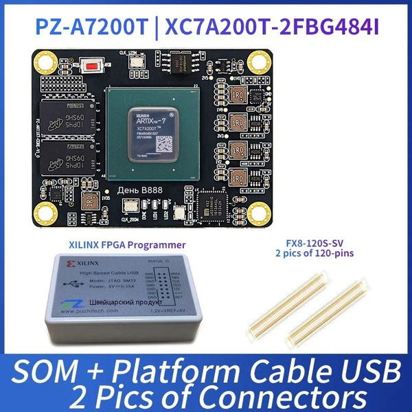 PuZhi PZ-A7200T-SOM Xilinx SoC Artix-7 XC7A200T Основная плата FPGA ...