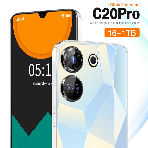 Смартфон C20 Pro 7,3" андроид телефон - купить по выгодной цене в ...