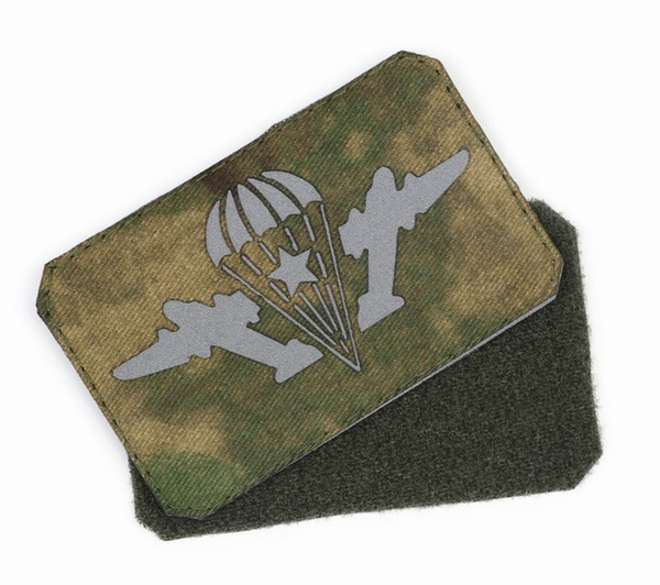 Нашивка-шеврон "ВДВ" с липучкой, технология call sign patch, 8 х 5 см ...