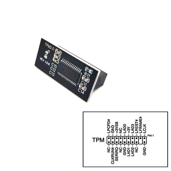 Модуль безопасности TPM 2.0 Доверенная платформа для материнской платы ...