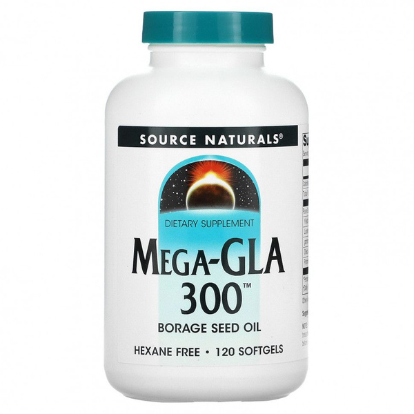 Source Naturals, Mega-GLA 300, 120 мягких таблеток - купить с доставкой ...