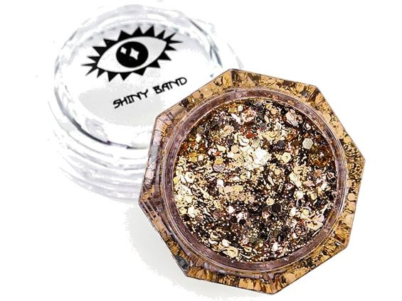 Глиттер для лица и тела SHINY BAND Platinum Gold купить на OZON по ...