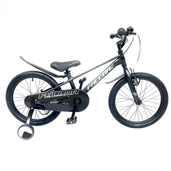 Велосипед детский 18" FALCON BIKE RIVER, черный, 5-6 лет, рост 110-115 ...