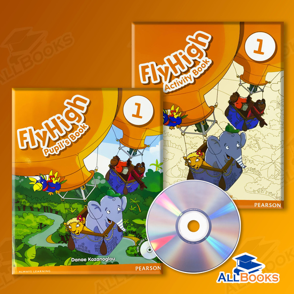 FlyHigh 1 (комплект) Pupil's Book + Activity Book + CD | Kozanoglou ...