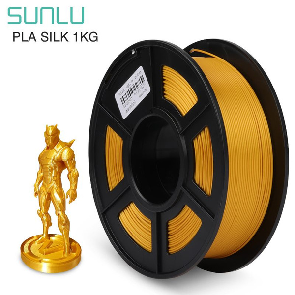 PLA+ золотистый пластик для 3D принтера SUNLU 1кг, Silk (Light Gold ...
