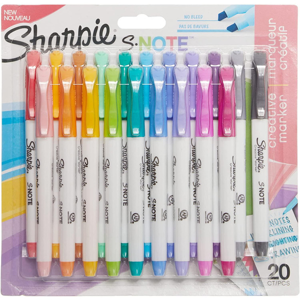 Sharpie Текстовыделитель Водный, толщина: 1 мм, 20 шт. - купить с ...