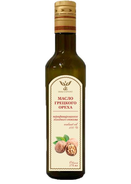 Растительное масло грецкого ореха нерафинированное 375 мл. Dial-Export ...