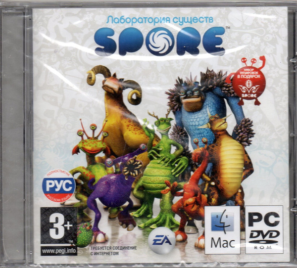 Игра DVD-ROM Лаборатория существ Spore (PC, Русская версия) купить по ...