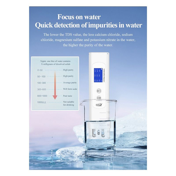 Linshang LS310 COD, TOC, UV275, TDS измеритель цифровой для питьевой воды купить на OZON по ...