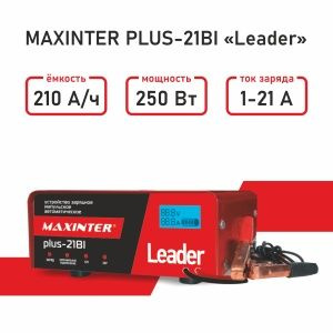 Зарядное устройство PLUS-21 BI (Leader) MAXINTER - купить с доставкой по выгодным ценам в ...