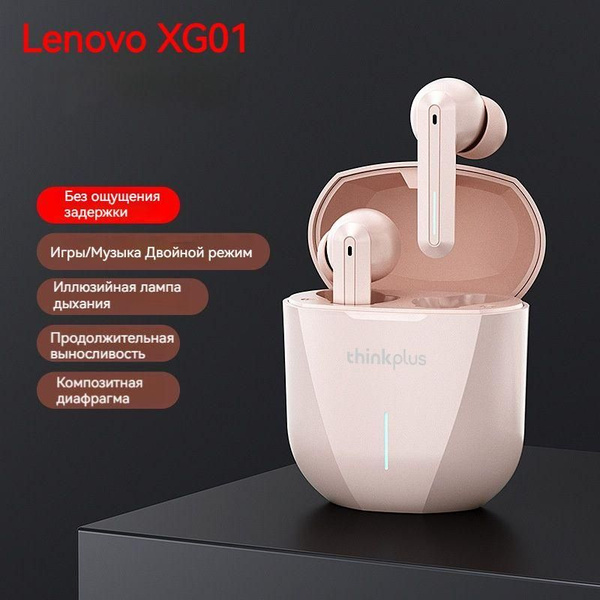 Bluetooth-гарнитура Lenovo XG01-Dark grey - купить по выгодной цене в интернет-магазине OZON ...