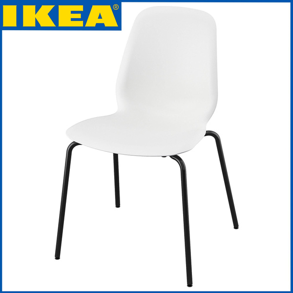 IKEA Комплект стульев ИКЕА (IKEA) со спинкой 52х50х87 см, пластиковый ...