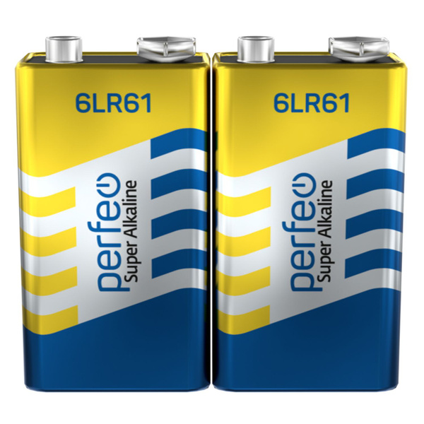 Perfeo 6LR61 Super Alkaline алкалиновая (щелочная), 2шт. в шринке, 9V купить на OZON по низкой ...