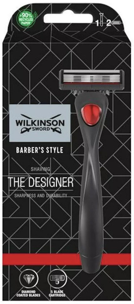 Wilkinson sword Barber style Бритвенный станок + 2 сменные кассеты ...