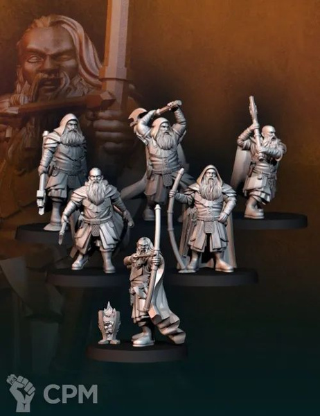 Lord of the Rings Kalak Dwarves Explorers / Гномы Калака - купить с ...