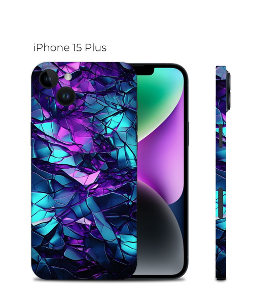 Чехол-наклейка с защитой на камеру на iPhone 15 Plus - купить с ...