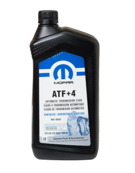 Трансмиссионное масло MOPAR ATF+4 (0,946л) Арт. 68218057AC - купить по ...