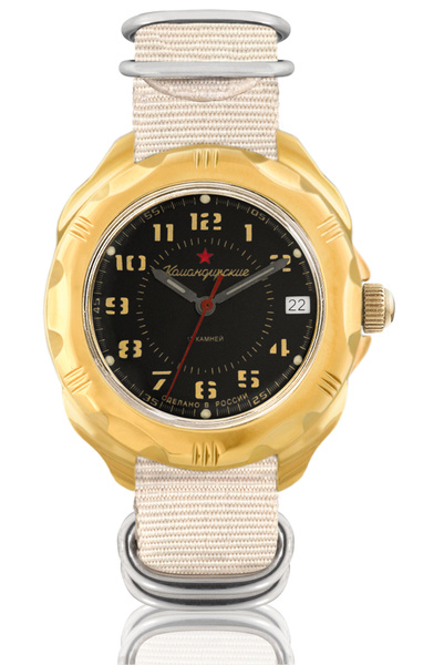 Часы наручные мужские механические Восток Командирские 219123, нейлон ...