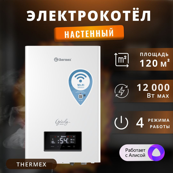 Электрический котел Thermex 12 кВт skgrern_белый - купить по выгодной цене в интернет-магазине ...