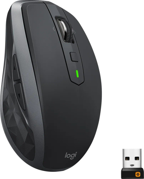 Мышь беспроводная Logitech Mx Anywhere 2s черный купить по выгодной