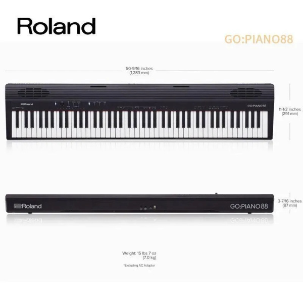Roland GO-88P GO:Piano 88, Цифровое пианино , 88 клавиш , 128 полифония ...