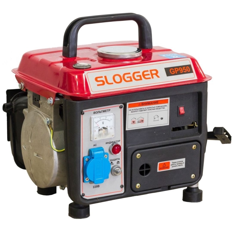 Генератор бензиновый SLOGGER GP950 - купить по низкой цене в интернет-магазине OZON
