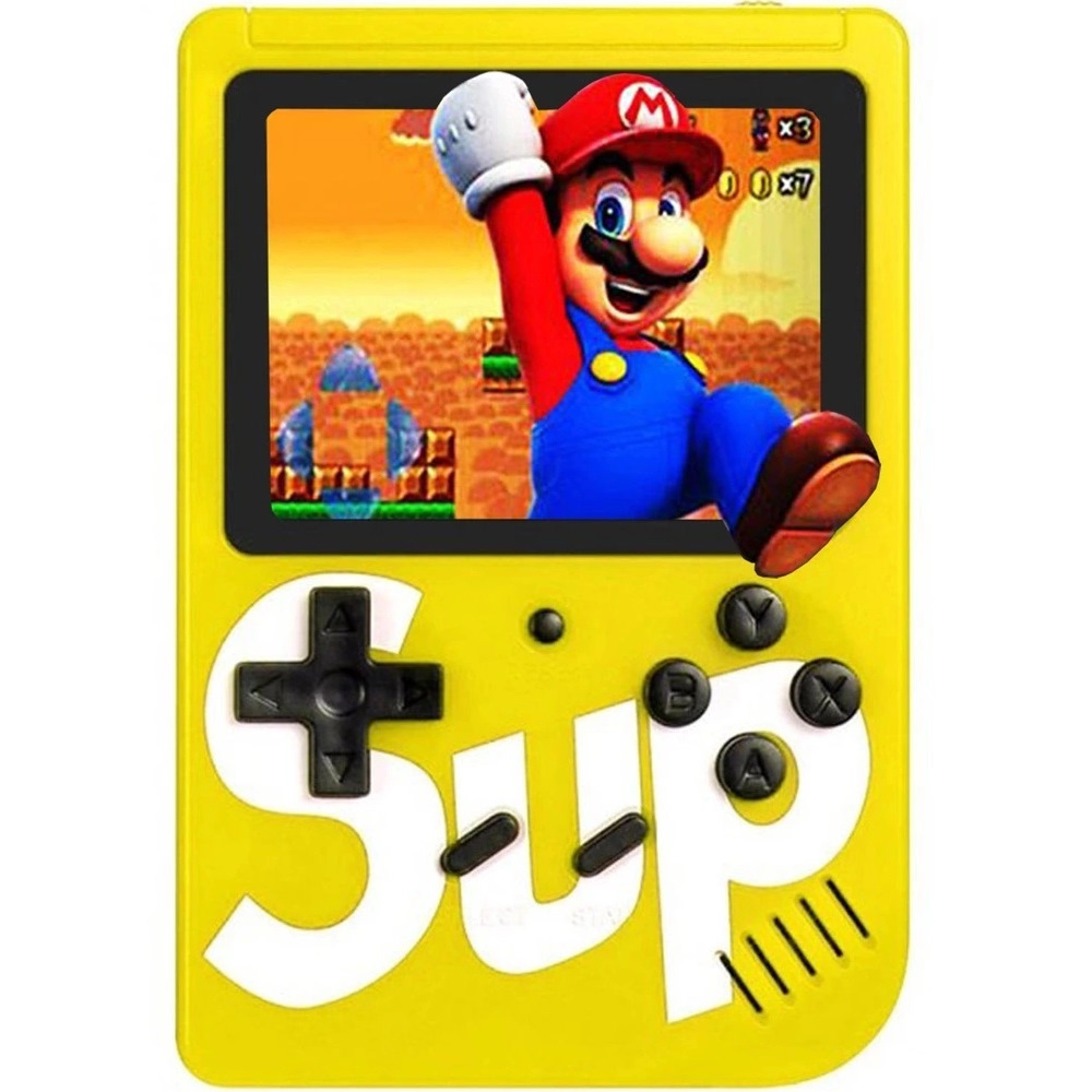 GameBox 400 игр, Портативная игровая приставка " GameBox +", жёлтый ...