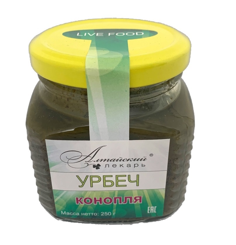 Алтайский лекарь Урбеч конопля 250гр — купить в интернет-магазине OZON ...