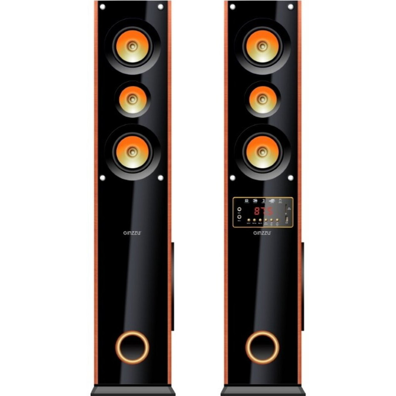 Беспроводная колонка Ginzzu GM-327, черный — купить в интернет-магазине OZON с быстрой доставкой